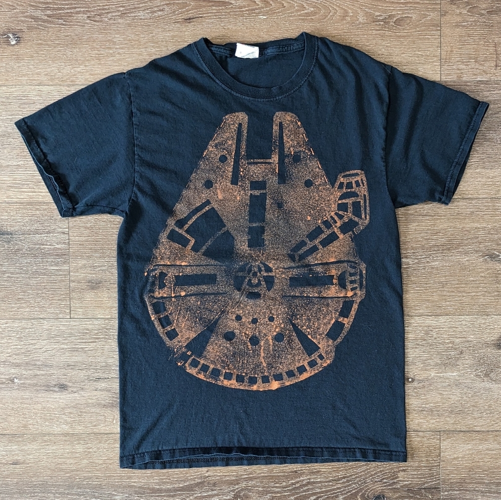 Star Wars Millennium Falcon Ship T-Shirt - Size S - Gem